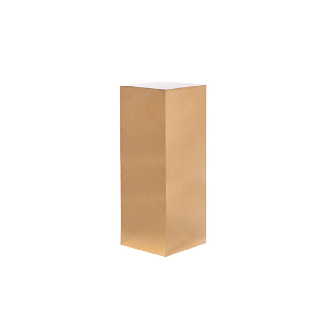 Gold Square Plinth Hire | Brooke’s Party Hire