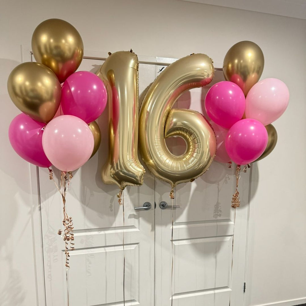 Luxury Helium Trio | Giant Foil Balloon & Latex Bundle | Party Hire ...