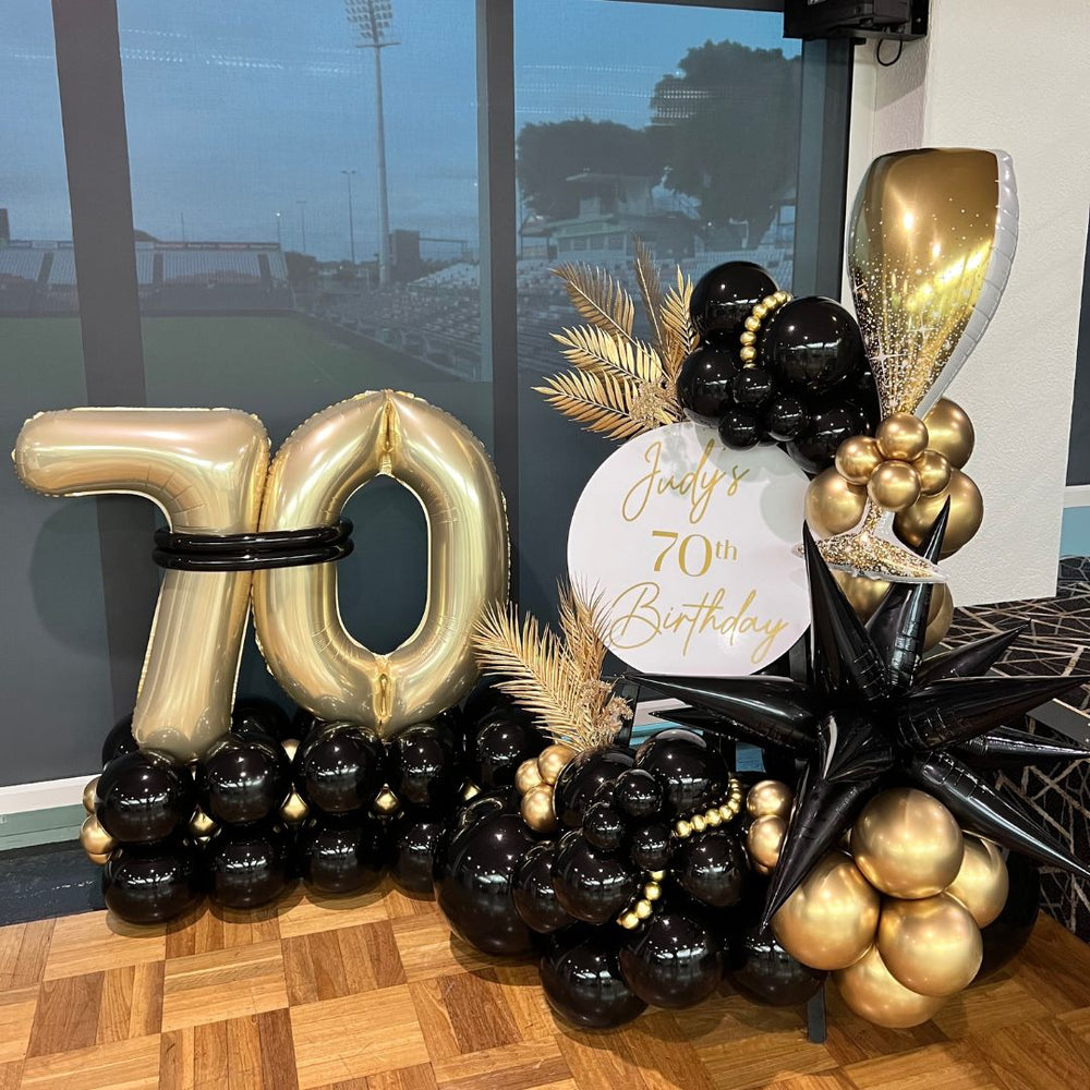Balloon Stack & Sign Package | Grab & Go Party Hire Brisbane